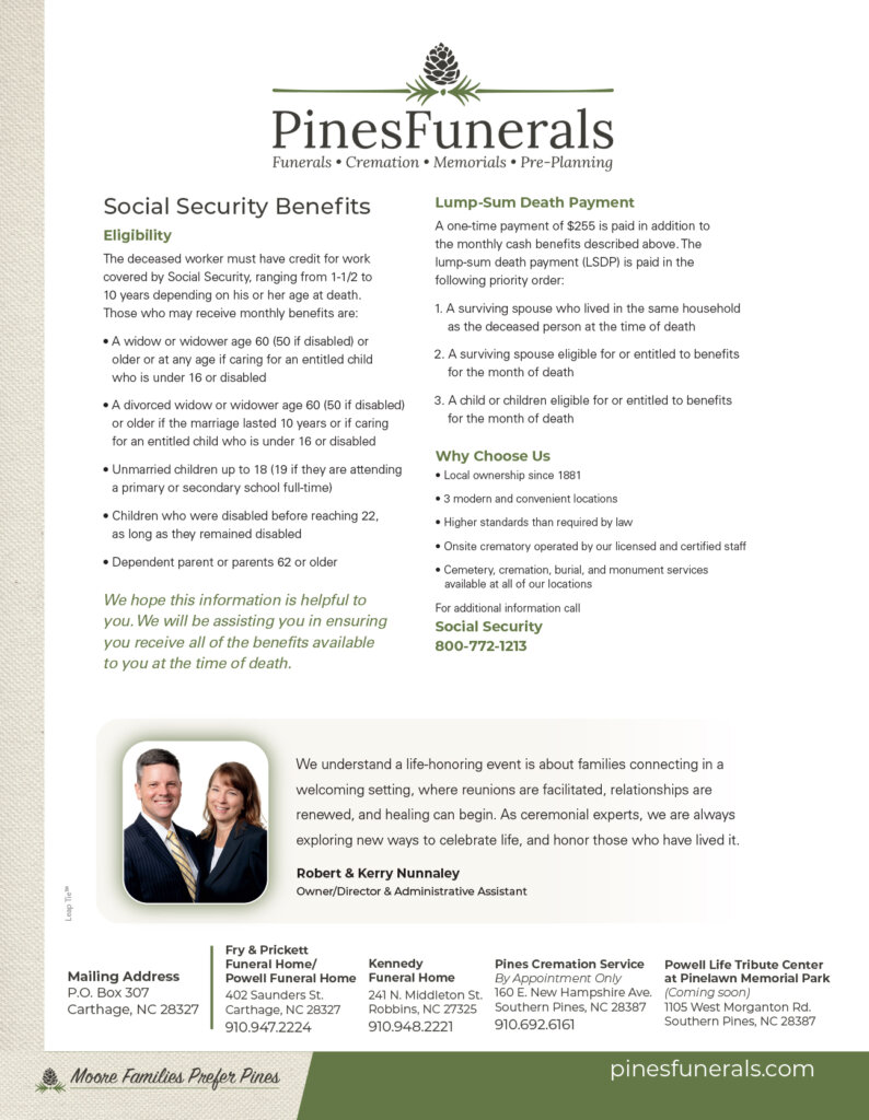 Forms Library - Funerals | Cremation | Memorials | Pre-Planning - PinesFunerals